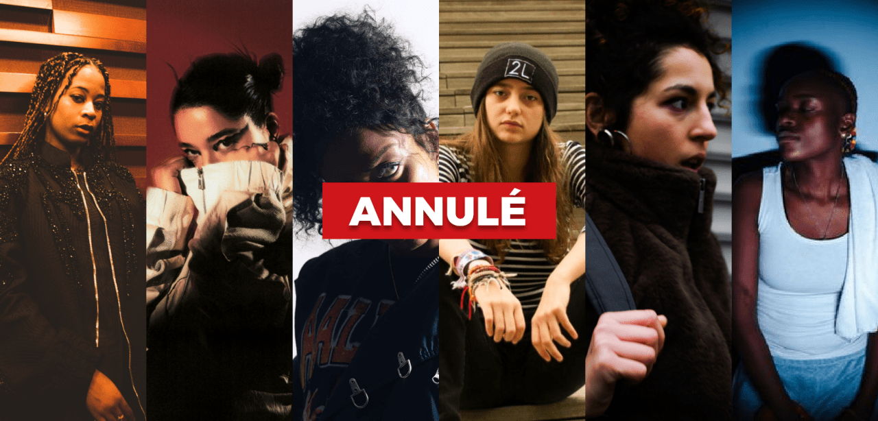 [ANNULÉ] Rap&Elles #1 avec Vicky R, Sheng, Ash To The Eye... | La Cave